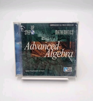 ADVANCED ALGEBRA Mathematics Step Up Pro 1 PC CD-ROM New & Sealed Free ...