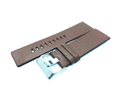 Light Brown Genuine Leather Strap/Band fit Diesel DZ Watches 22 24 26 ...