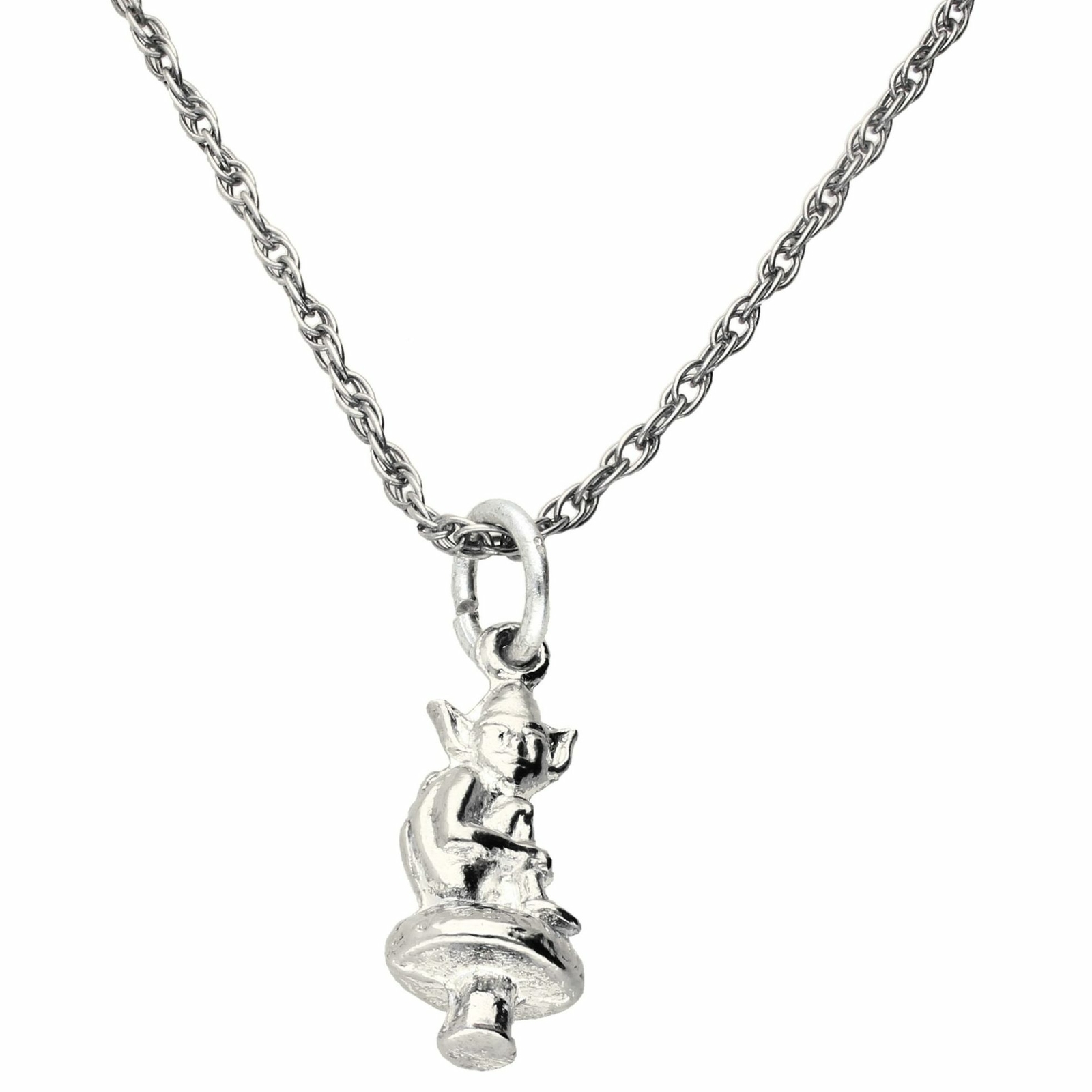 Sterling Silver Imp Pendant (8x28mm) w/ 18.75" Prince Of Wales Chain | eBay