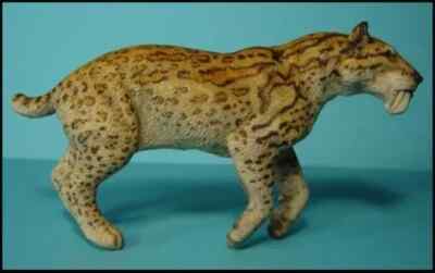 MEGANTERON PREHISTORIC SABER TOOTH CAT MODEL KIT | eBay