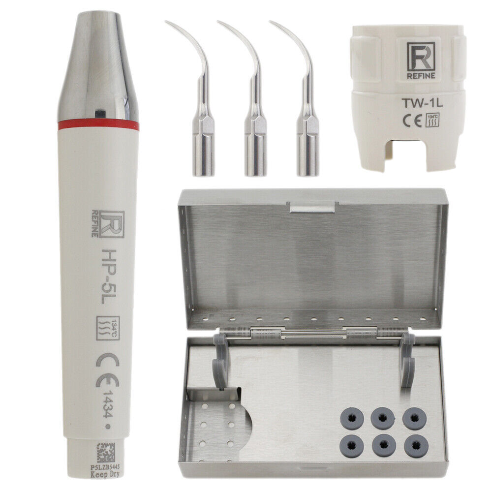 Dental Scaler Handpiece PIEZON LED Kit EMS 3Pcs Tips Wrench Autoclave ...