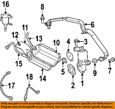 CHRYSLER OEM 07-10 Avenger Emission Components-Ft Oxygen Sensor ...