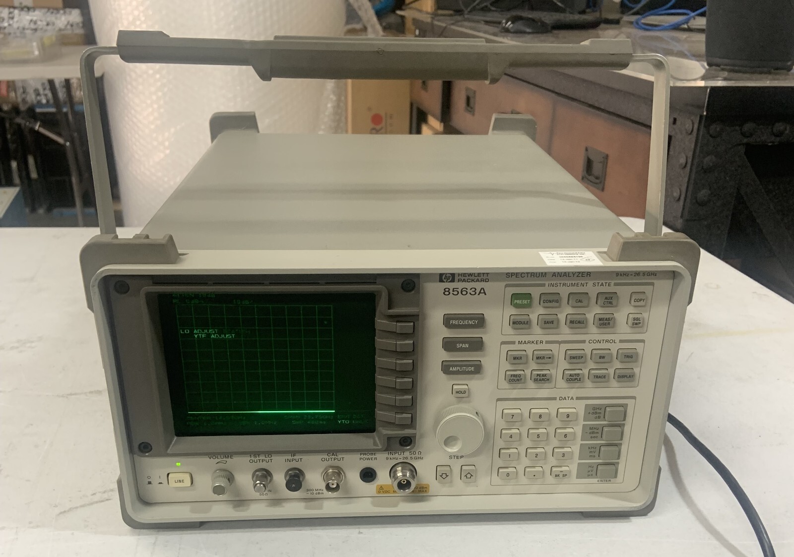 HP 8563A Spectrum Analyzer 9 kHz to 26 GHz for sale online | eBay