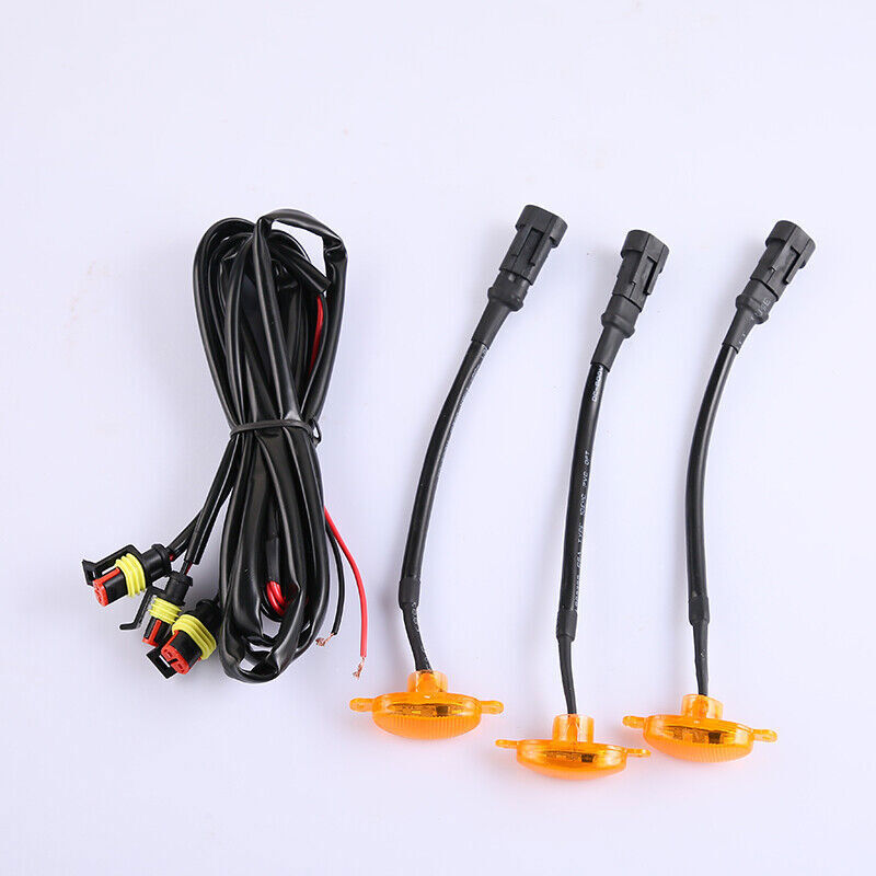 For Toyota Highlander 20-24 yellow Raptor Style Front Grill LED Marker ...