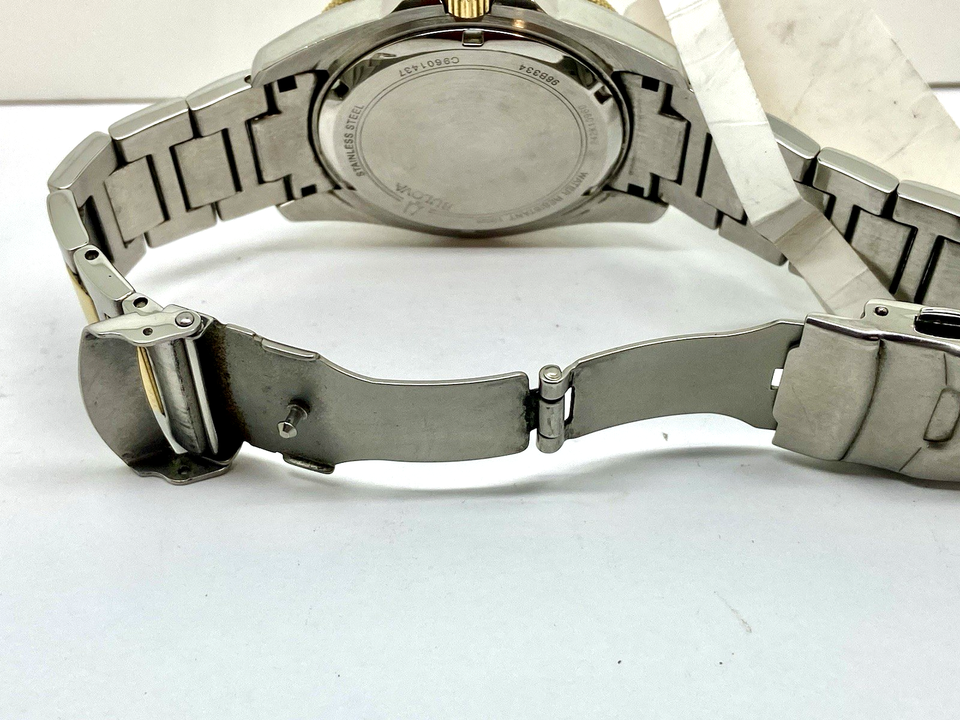 Bulova 98B334 Men's Watch Marine Star Date Blue Dial 43mm CHIPPED NEW ...