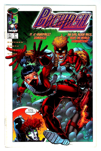 Backlash #21 Signed by Brett Booth Image Comics | eBay