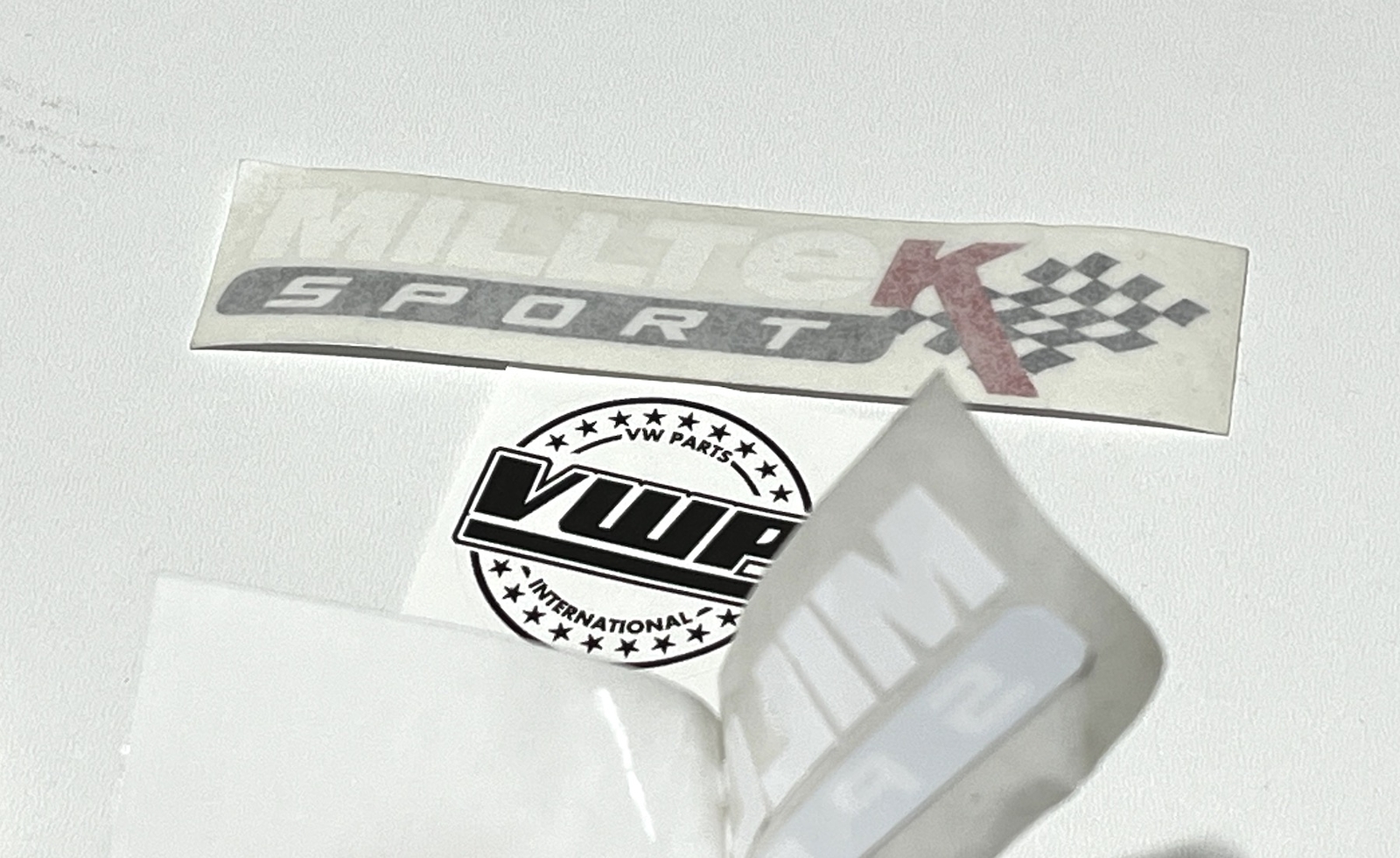 Official Milltek Sport Decal Sticker Emblem Logo 2x small 100mm White ...