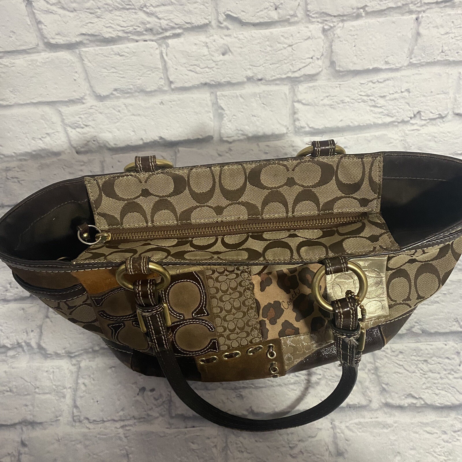 Coach Signature Patchwork Limited Edition Purse Bag F… - Gem