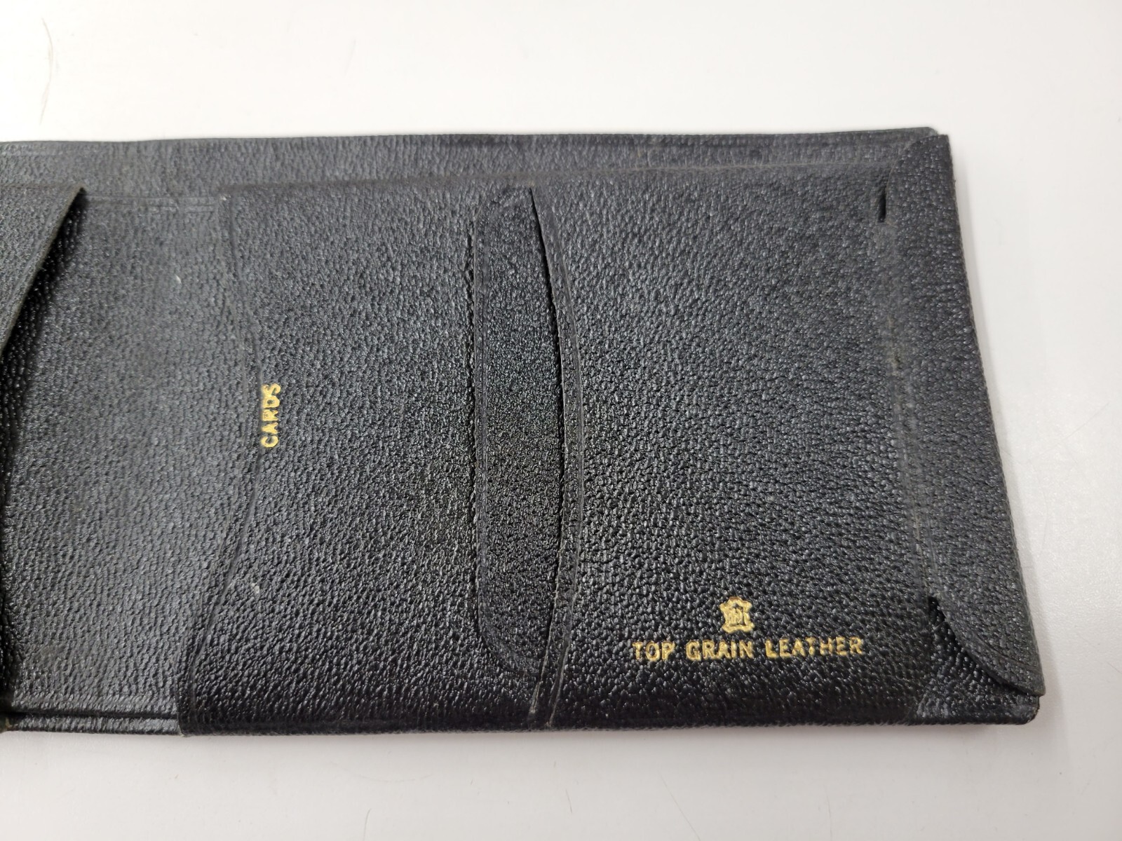 Vintage Jonathan Haager Top Grain Leather Mens Wallet In Original Box ...