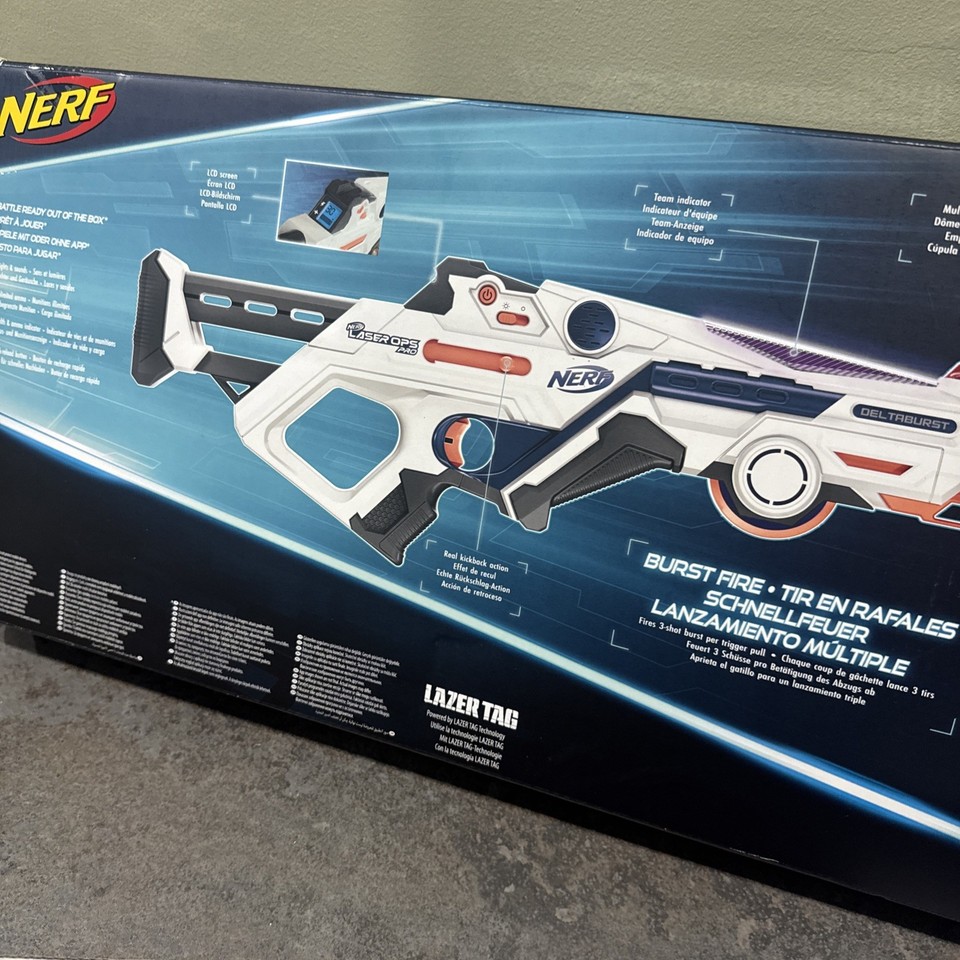 Nerf Laser Ops Pro Delta Burst Electronic Laser Blaster Rifle | eBay