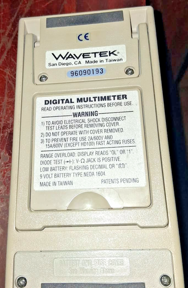 Vintage WAVETEK 310B/320B Digital Multimeter (Amp/Volt/Ohm) - Very Nice ...