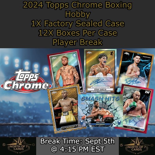 David Benavidez 2024 Topps Chrome Boxing Hobby - 1X Case Player BREAK ...