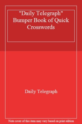 "Daily Telegraph" Bumper Book of Quick Crosswords-Daily Telegraph | eBay UK