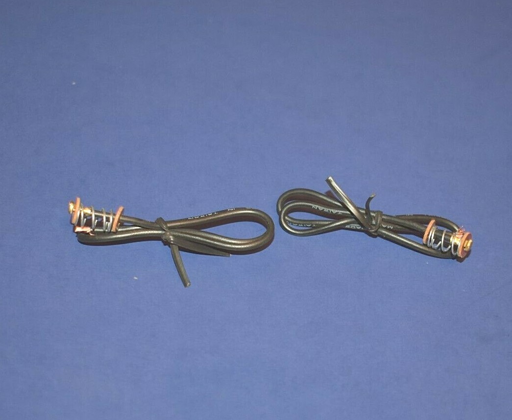 2 Single Contact Pigtail For Mini Base Bulbs 51 53 55 57 57x 1895 | eBay