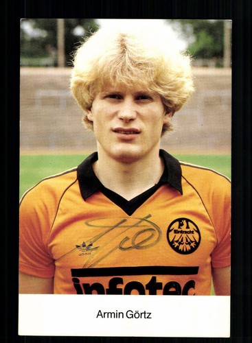 Armin Görtz Autogrammkarte Eintracht Frankfurt 1981-82 Original ...