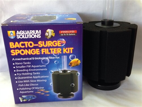 Large Sponge Filter Kit Fish Tank Aquarium Filtration Hikari ...