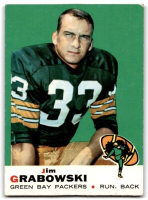 1969 Topps Jim Grabowski Green Bay Packers #124 | eBay