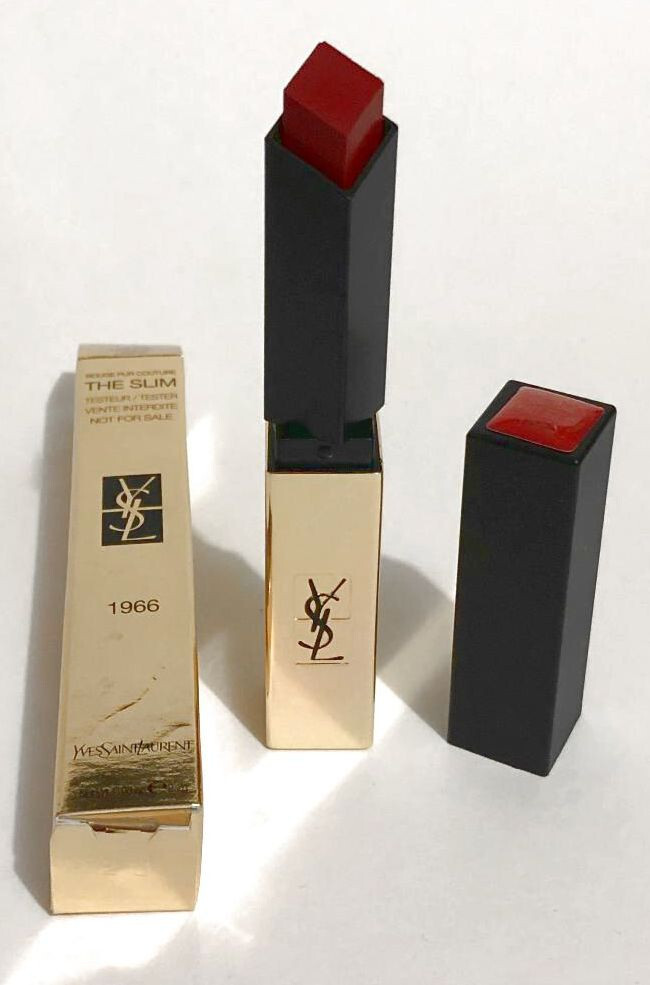 YSL The Slim Lipstick Rouge Pur Couture #1966 ROUGE LIBRE | eBay