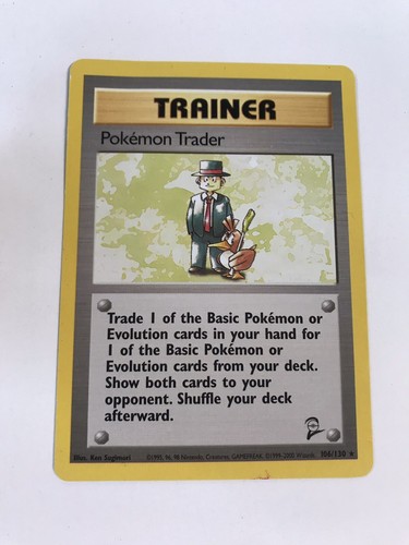 Pokémon TCG Pokemon Trader Base Set 2 106/130 Regular Unlimited Rare | eBay