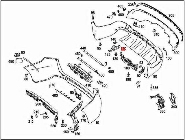 Genuine Mercedes-Benz Bracket OEM 2538850314 for sale online | eBay