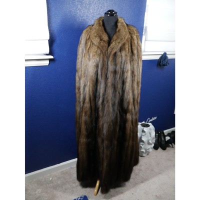 Gorgeous RARE Fisher Sable Full Length Swing CAPE! Cloak Fur Coat | eBay