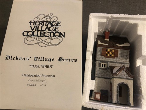 🔥Vintage 1988 Poulterer #5926-9 Dickens' Village Series Department 56 ...