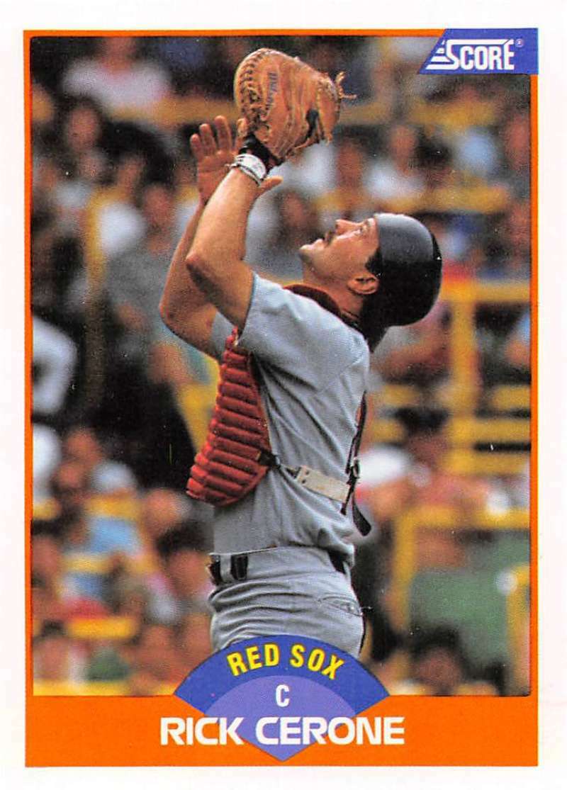1989 Score #396 Rick Cerone NM-MT Red Sox | eBay