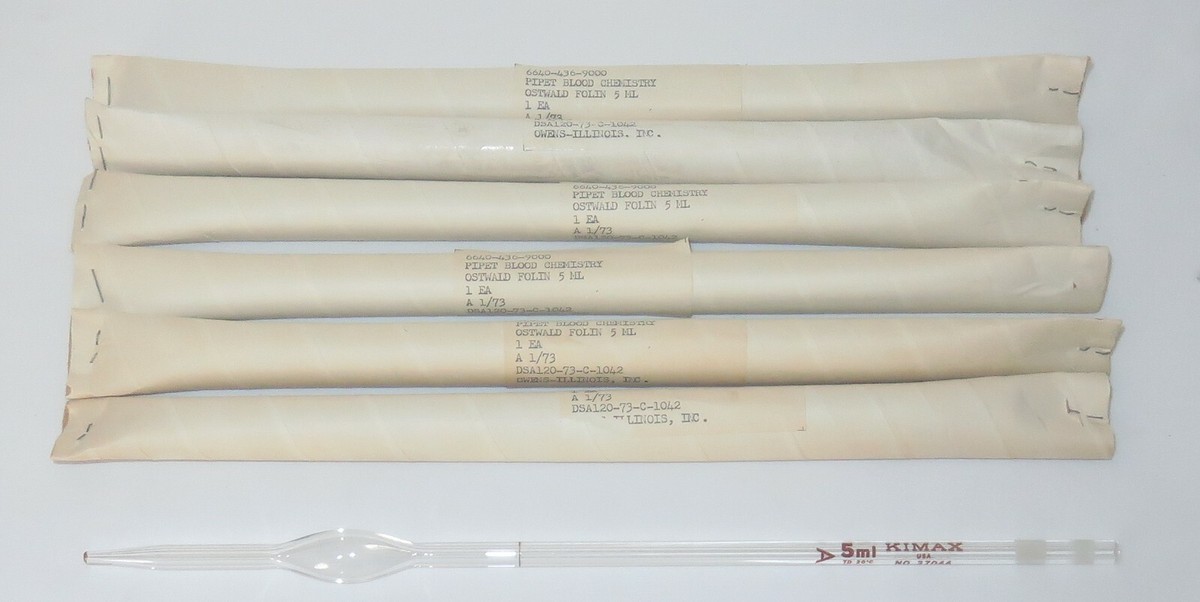 Ostwald Folin Pipette Parts
