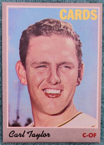 Carl Taylor St. Louis Cardinals 1970 Topps Baseball Card #76 Ex | eBay