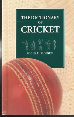 SPORT ,pb , THE DICTIONARY OF CRICKET by MICHAEL RUNDELL | eBay Australia