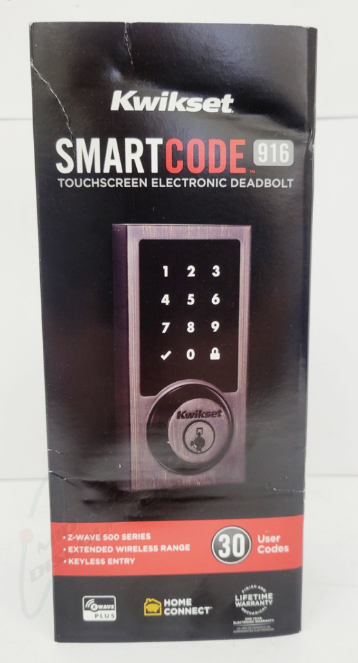 Kwikset 99160-017 SmartCode 916 Touchscreen Electronic Deadbolt Venetian Bronze | eBay
