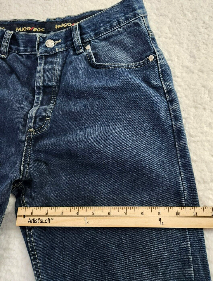 Hugo Boss Alabama Straight Jeans Men's 33x34* (Fits 33x31) Blue Denim ...