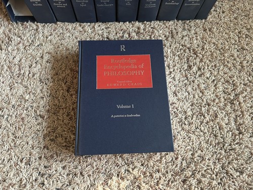 Routledge Encyclopedia Of Philosophy 1998 Edward Craig 10 Volumes NEVER ...
