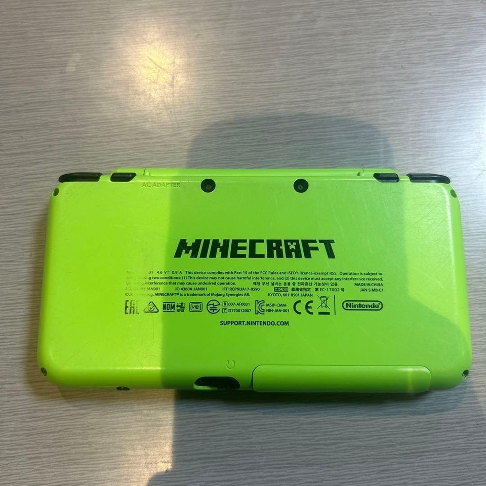 Nintendo 2DS LL Minecraft Creeper Edition Japanese 2DS Handheld Console ...