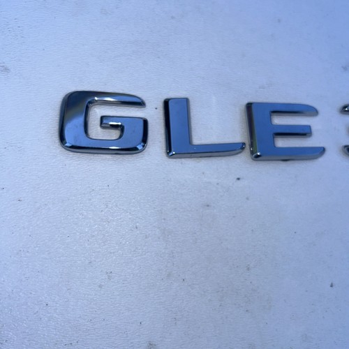 GLE350 + 4MATIC CHROME REPLACEMENT MERCEDES REAR TRUNK EMBLEM BADGE ...