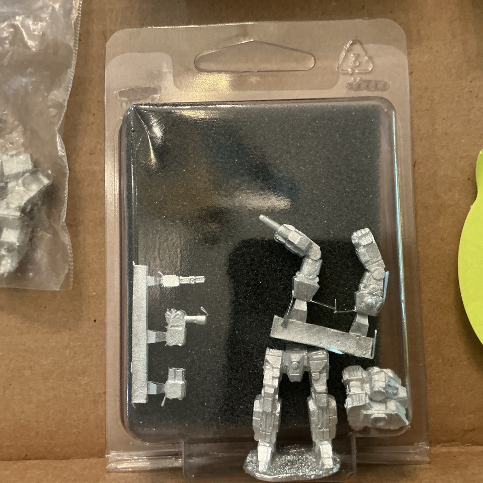 Battletech Miniature Lot 6 - 7 new metal miniatures needs assembly | eBay