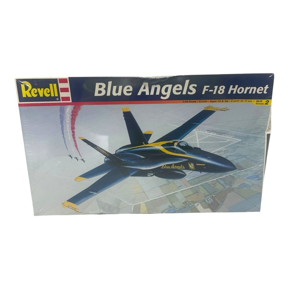 Revell Blue Angels F-18 Hornet Jet Airplane 1:48 Scale Plastic Model ...