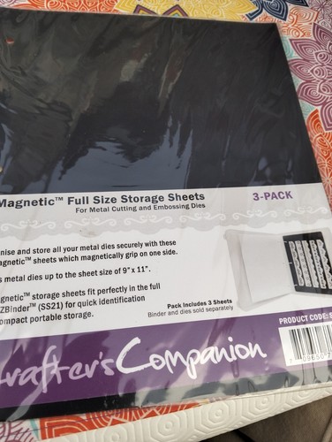 Crafters Companion EZ Magnetic Storage Sheets Full Size 9" x 11" Pack ...