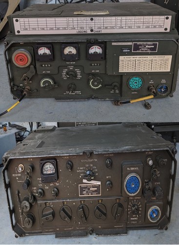 AM3349 Amplifier + RT-664 Receiver Transmitter Military Radio GRC-106 ...