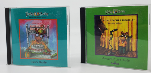Lot of 2 Arthur PC CD Rom Games - Living Books - Birthday, Teacher ...