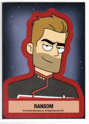 STAR TREK LOWER DECKS ST70 CHARACTER STICKER Jerry O'Connell AS CMDR ...