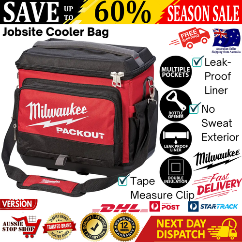 Milwaukee Trade Work Cooler Bag 40cm Length Insulated Lunch Box Ice ...