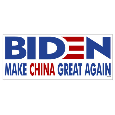 REFLECTIVE Biden Make China Great Again Sticker PL1038-REF | eBay