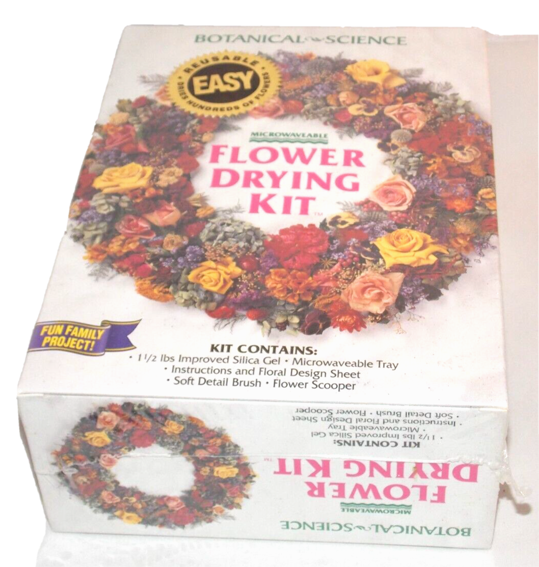 Botanical Science Microwavable Fun Flower Drying Kit Reusable Easy ...