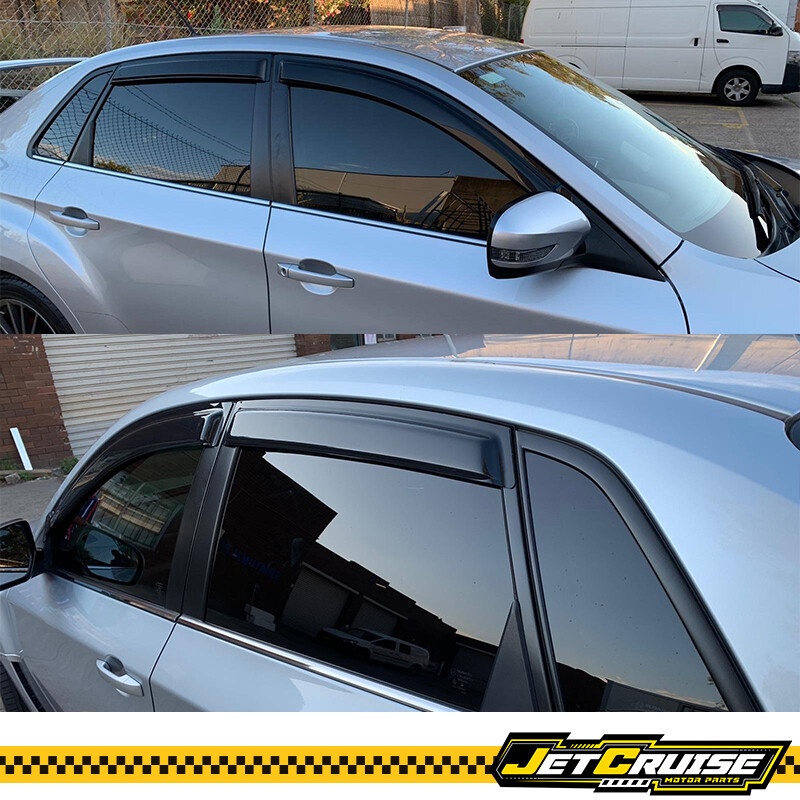 Fits 08-14 Subaru WRX STI 08-11 Impreza Acrylic Window Visors Rain Sun ...