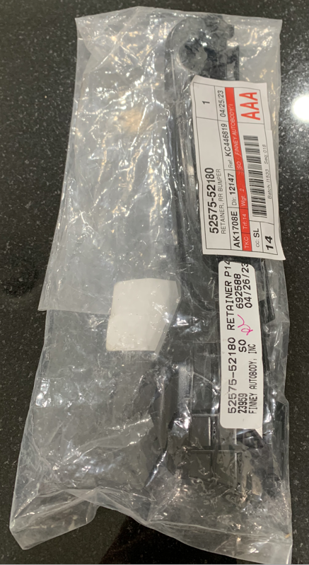 Toyota Prius Right Rear Bumper Retainer | eBay