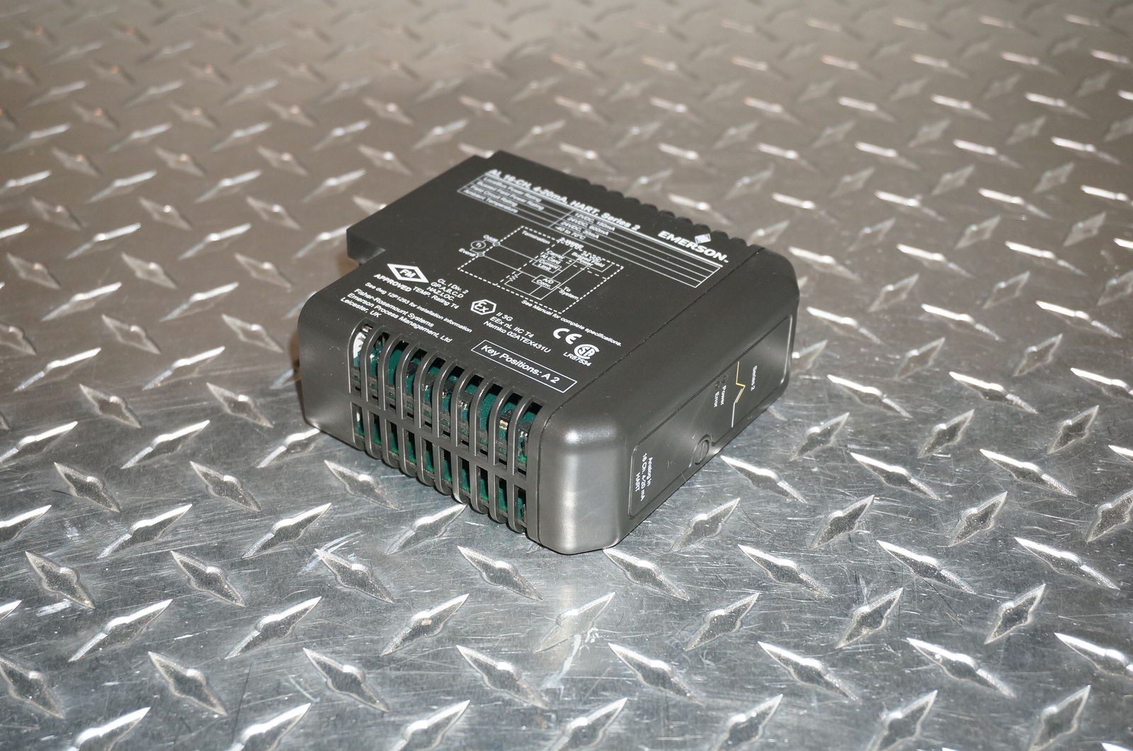 EMERSON DELTAV KJ3223X1-BA1 2-WIRE ANALOG INPUT 16 CH 4-20MA SER 2 ...