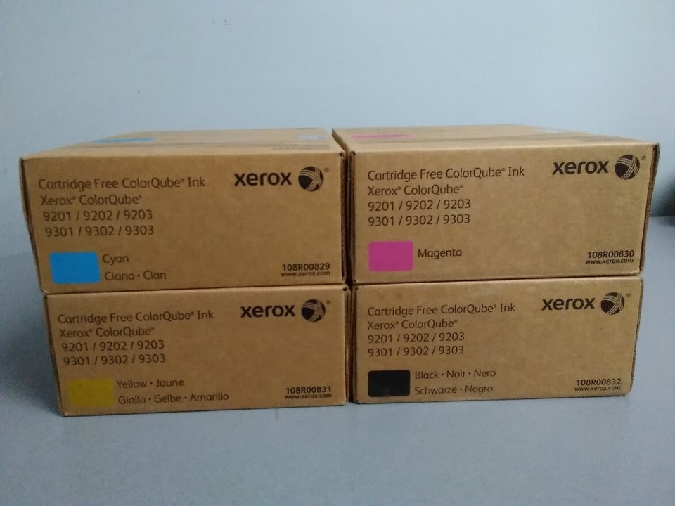 Xerox ColorQube ink sticks Set of 4 colors | eBay