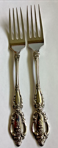 Oneida Stainless MONTE CARLO Set of 2 Dinner Forks 7 1/4" Deluxe USA ...