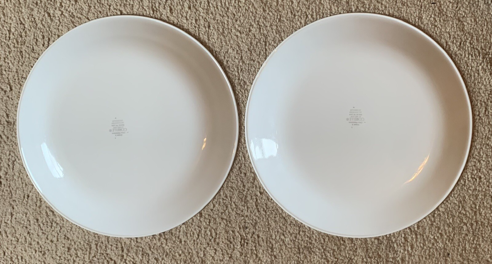 Corelle True Blue Set of 2 Dinner Plates 10 1/4" Diameter | eBay